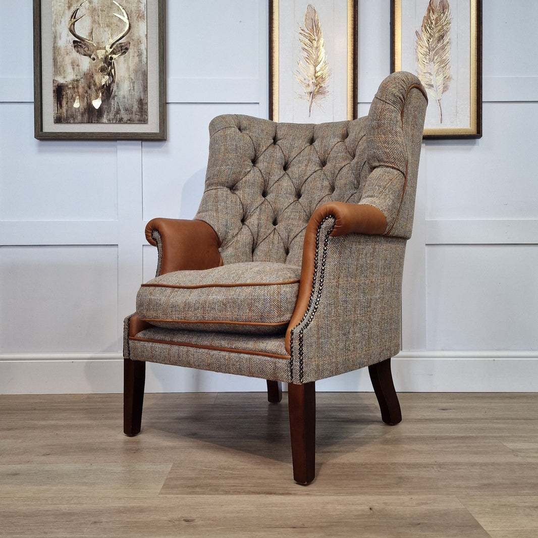 Browse Our large Collection Of Harris Tweed & Leather Chairs – Rydan ...