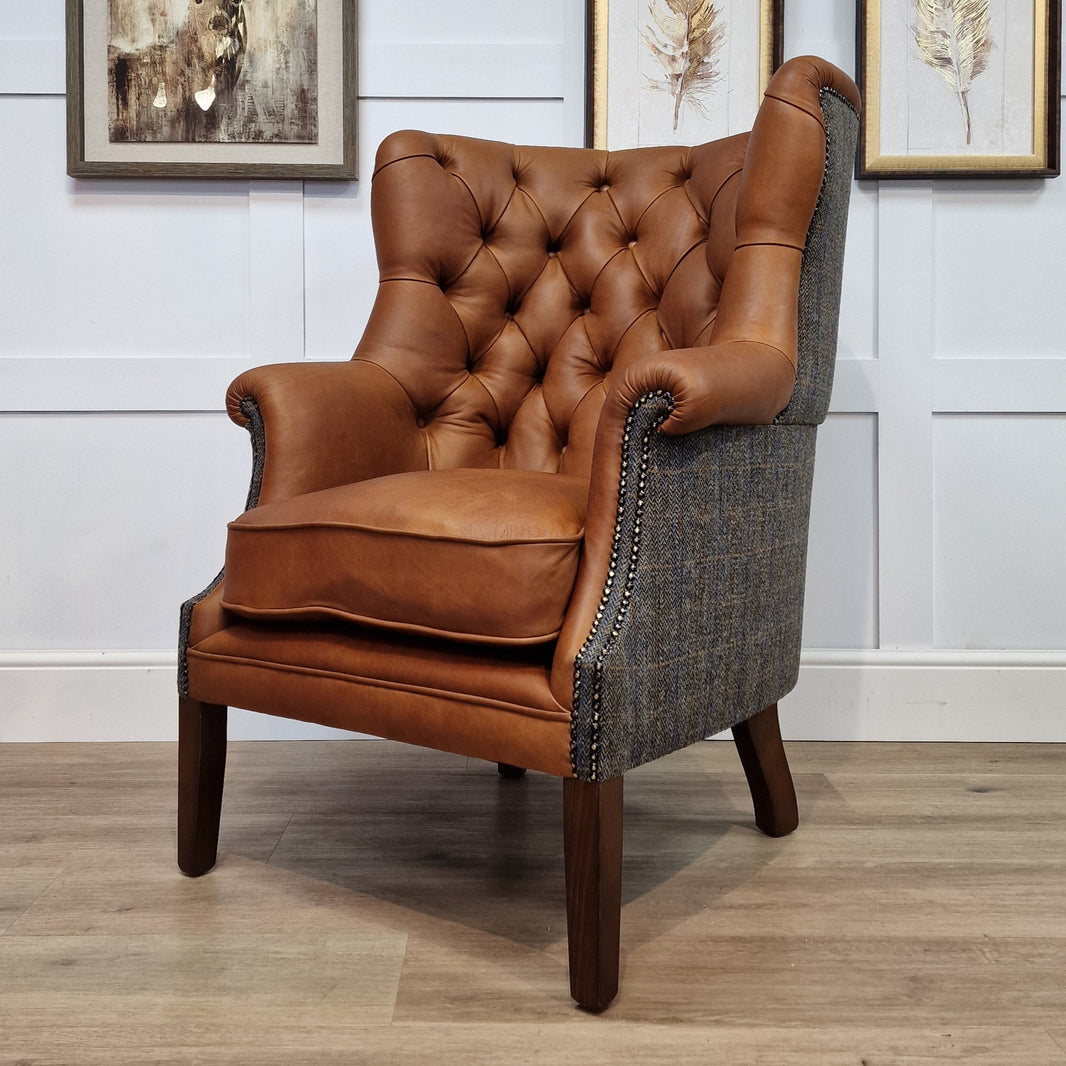 Browse Our large Collection Of Harris Tweed & Leather Chairs – Rydan ...