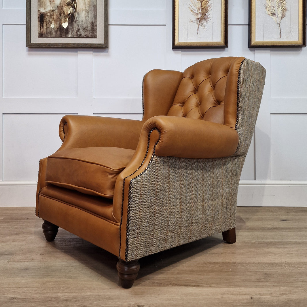 Browse Our large Collection Of Harris Tweed & Leather Chairs – Rydan ...
